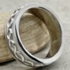 Infinity Symbol Mans Wedding Ring Eternity 7mm Wide Comfort Fit Design ...